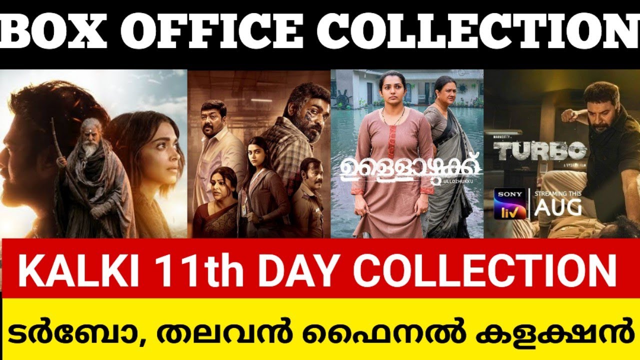 #boxofficecollection Kalki 11 Days Collection | Ullozhukk, Nadanna ...