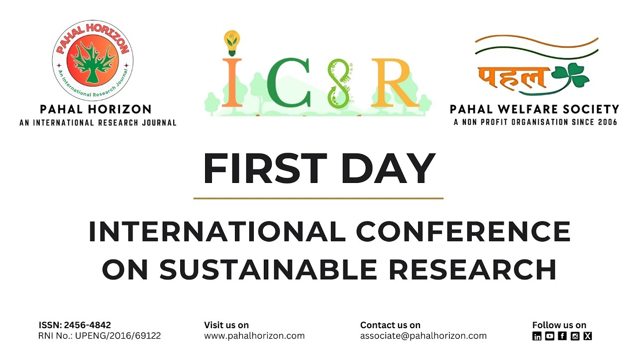 International Conference on Sustainable Research (ICSR 2025) | Day One ...