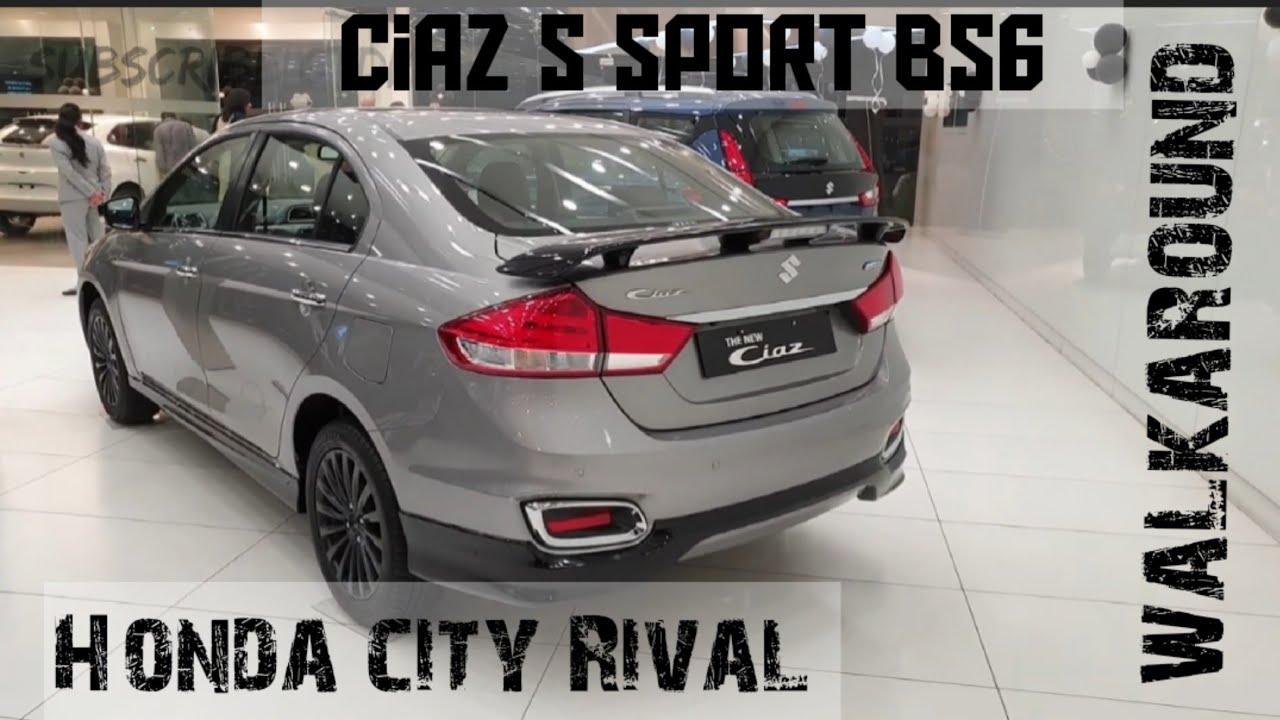 2020 Maruti Ciaz S Sport BS6 With SPOILER!!!WALKAROUND!!Interior ...