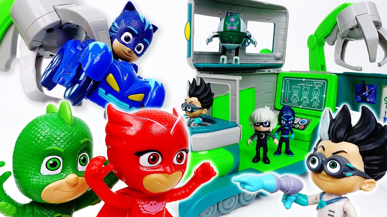 Romeo's Super Lab Appeared~! Go Go PJ Masks #ToyMartTV - YouTube