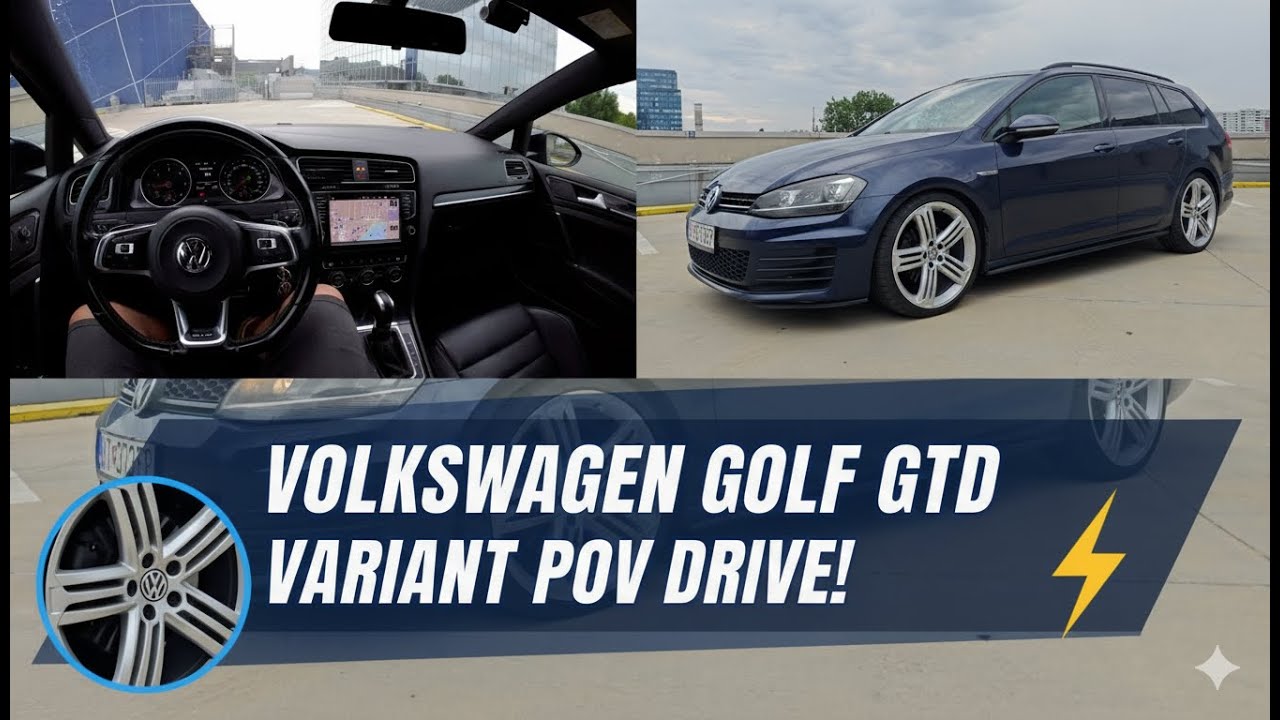 Volkswagen Golf 7 GTD Variant DSG l POV Drive & Review - YouTube
