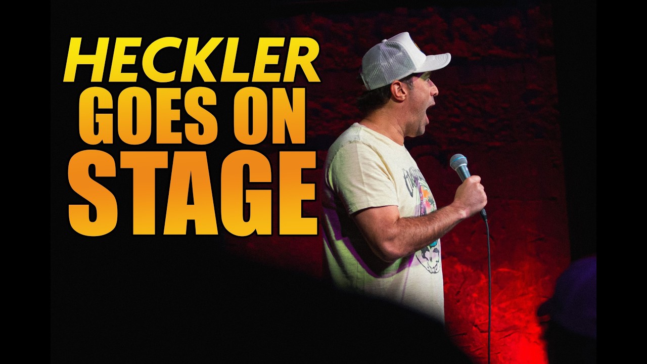 Heckler Goes on Stage | Adam Ray Comedy - YouTube