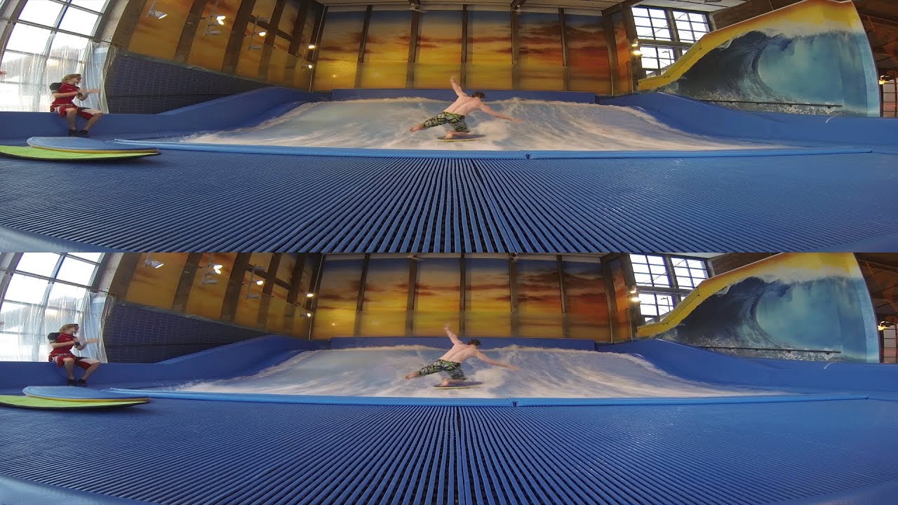 Flowrider crashes - fail video [Real 3D] - YouTube