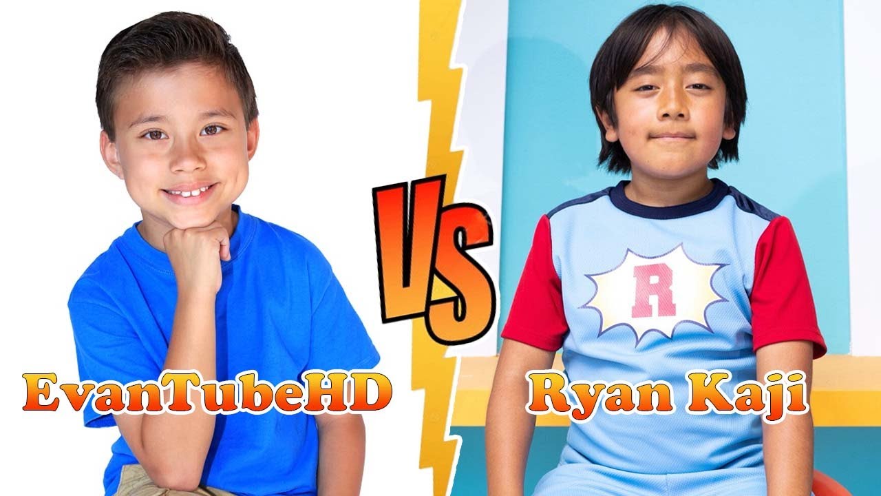 Ryan Kaji (Ryan's World) VS Evan Moana (EvanTubeHD) Stunning ...