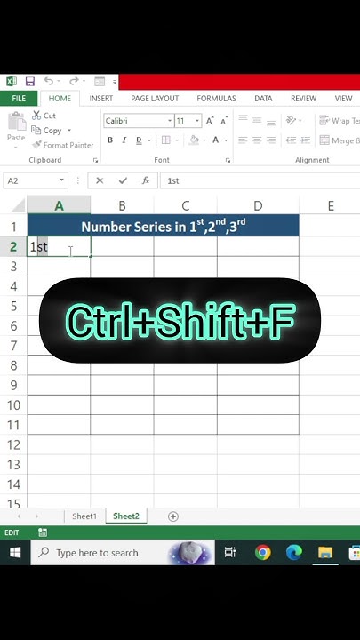 Number series in 1st,2nd,3rd in excel # excelshorts #advanceexcel # exceltricks exceltutorial ...