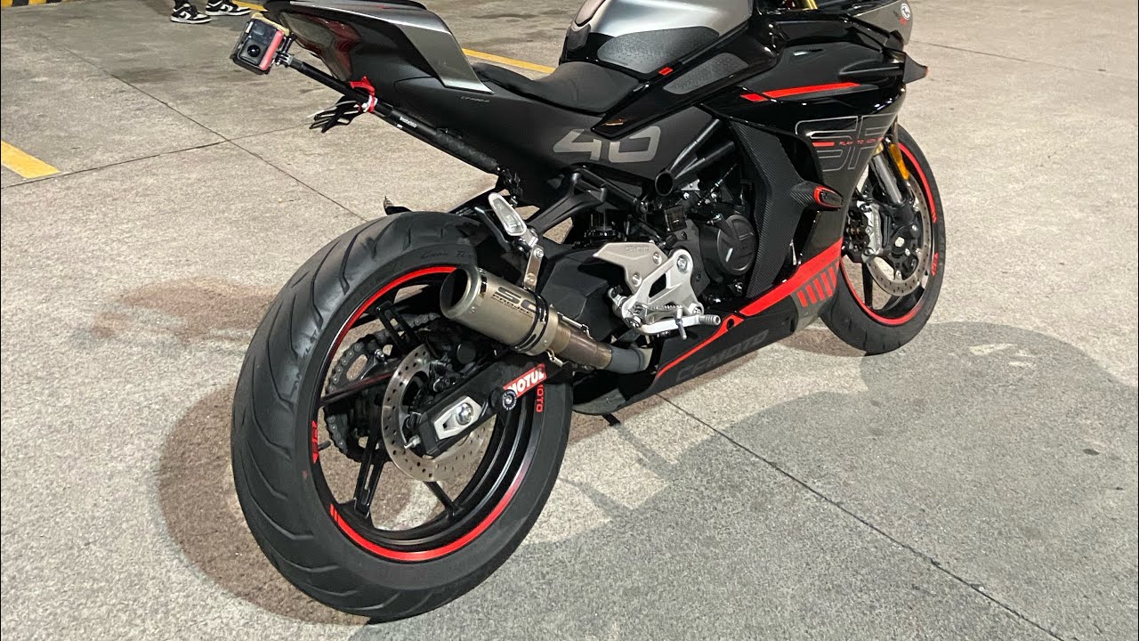 Rear Tire Size Upgrade 170 60 17 CFMOTO 450SR YouTube