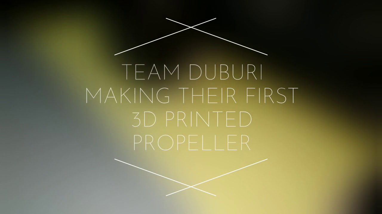 AUV 3D printed Propeller - by ROBU - YouTube