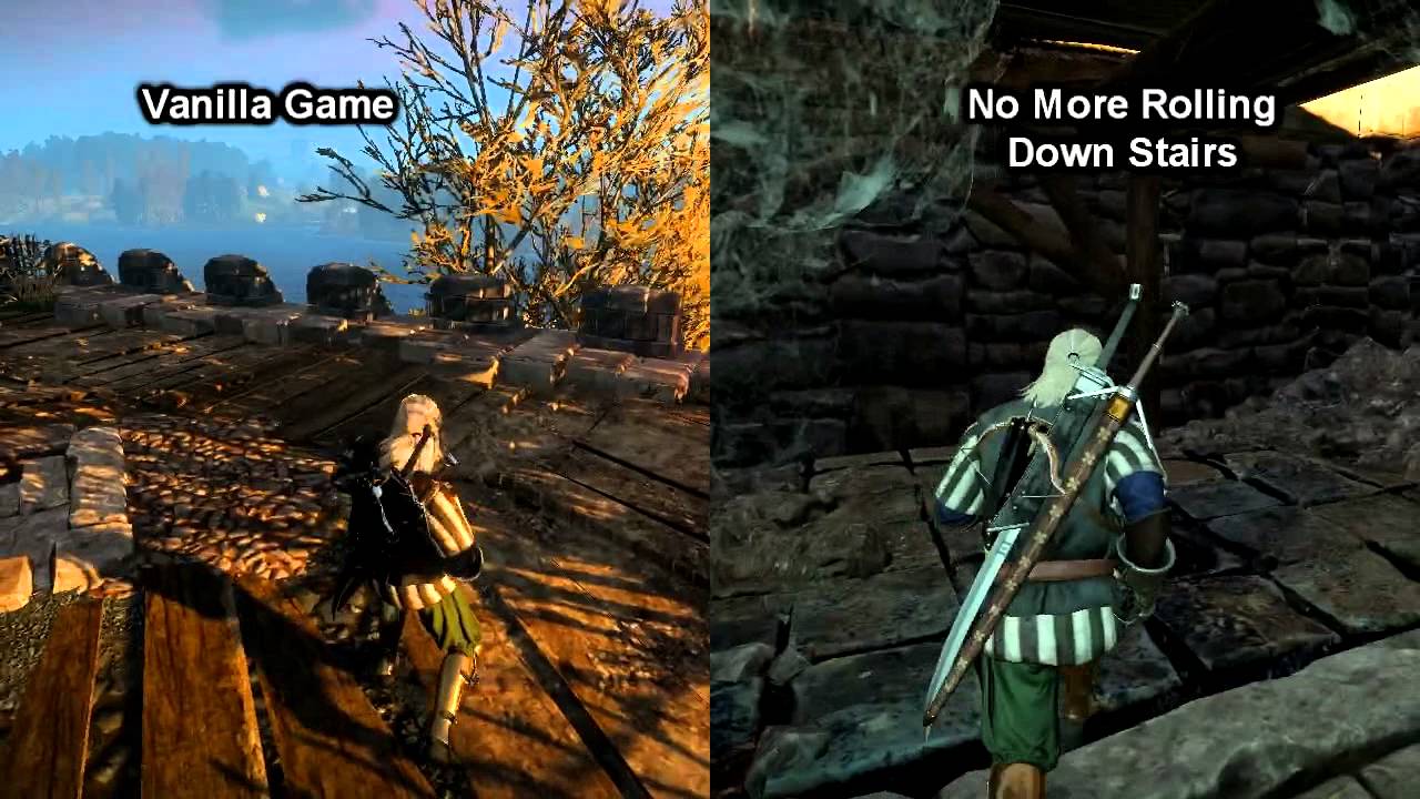 The Witcher 3: Wild Hunt - No More Rolling Down Stairs - YouTube