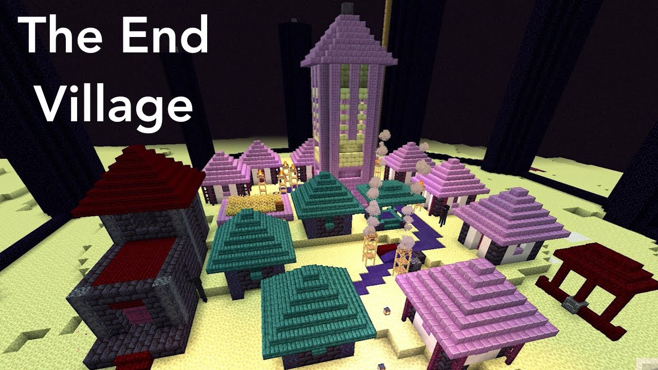MINECRAFT - Building an End Village - YouTube