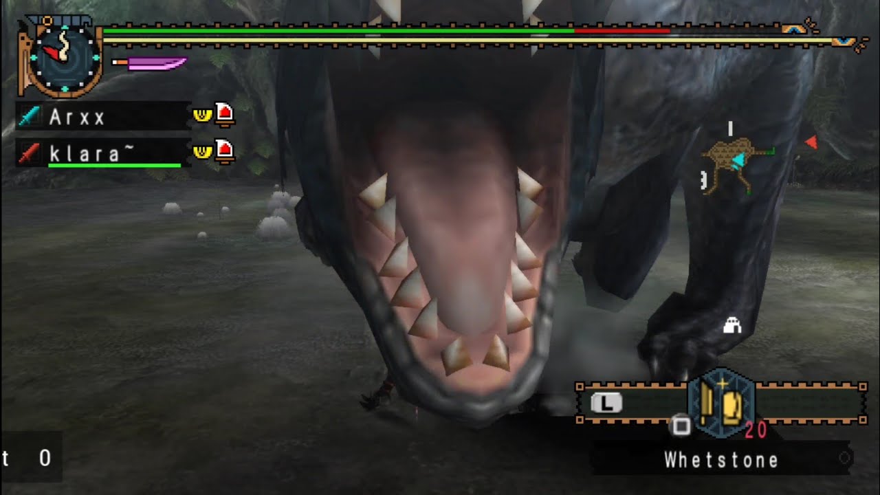 【MHFU】2 Narga PVP (3:43) Lance x Lance - YouTube