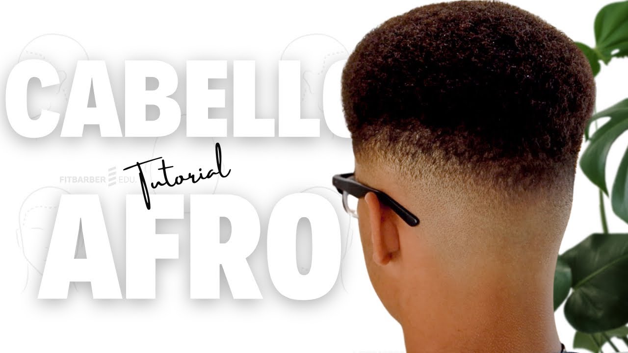 DESVANECIDO MEDIO EN CABELLO AFRO - TUTORIAL - YouTube