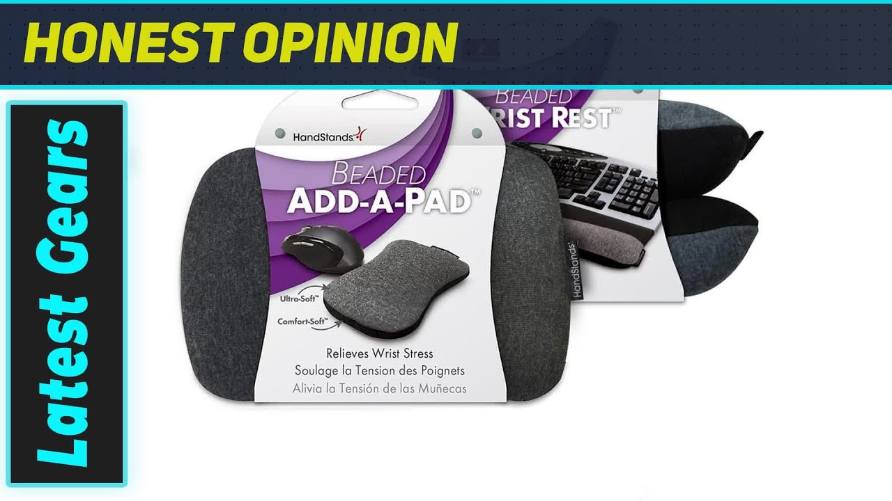 reviewBest Wrist Support? HandStands Beaded Keyboard & Mouse Pad - YouTube