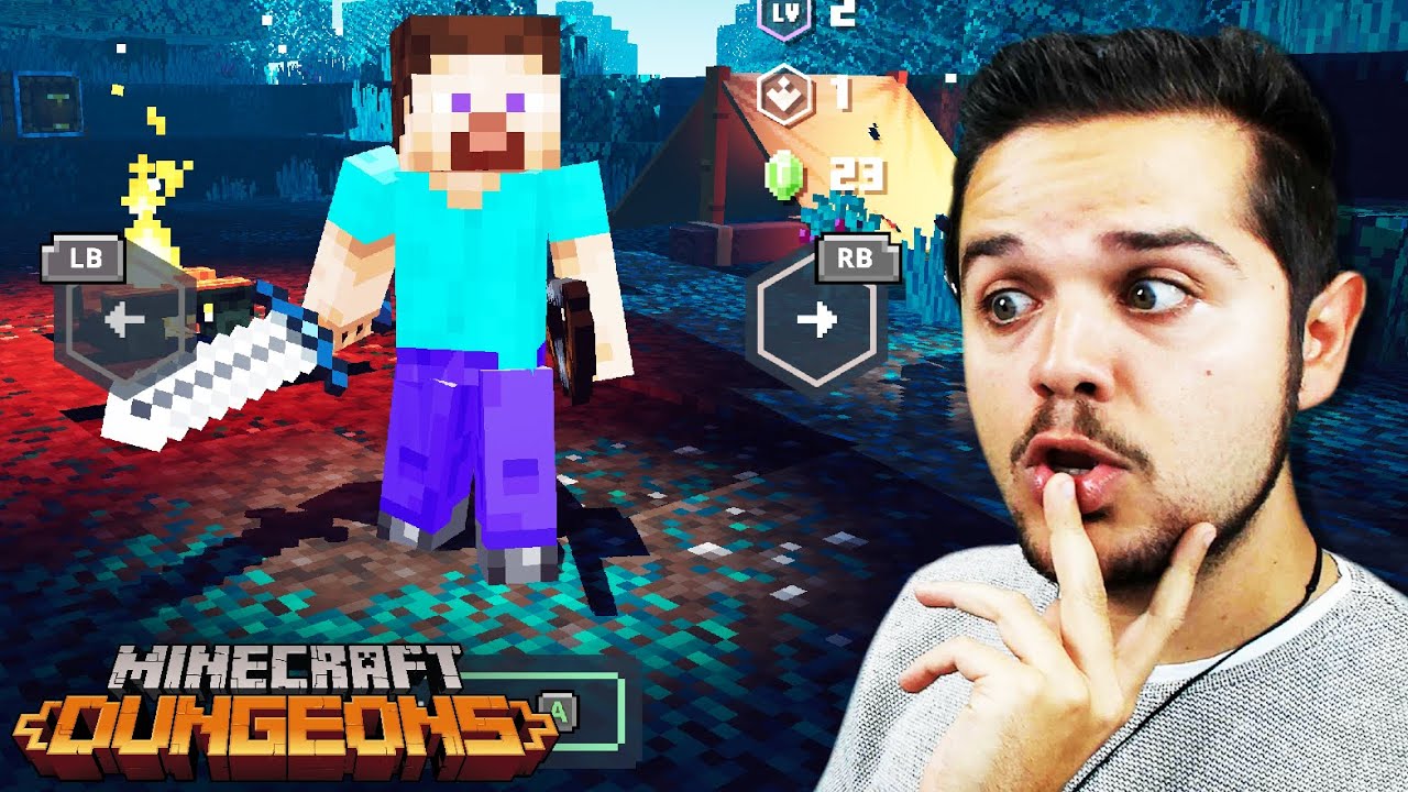 Minecraft Dungeons BETA FIRST LOOK! (Gameplay / Tutorial Preview) - YouTube