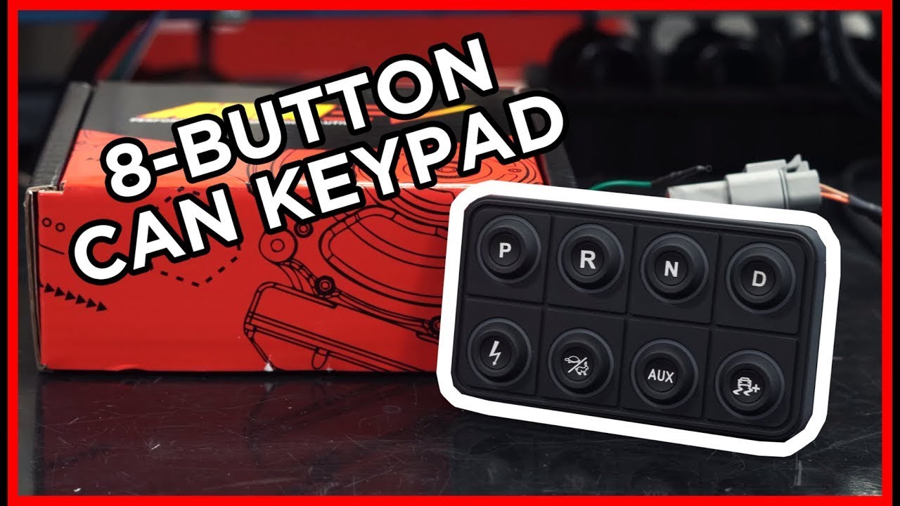 TAKE CONTROL! AEM EV 8-Button CAN Keypad! - YouTube