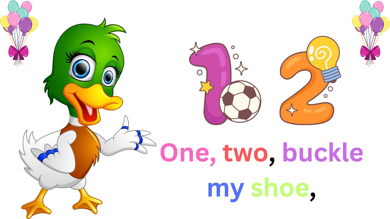 One, Two, Buckle My Shoe |Classic Counting Rhyme for Kids # ...