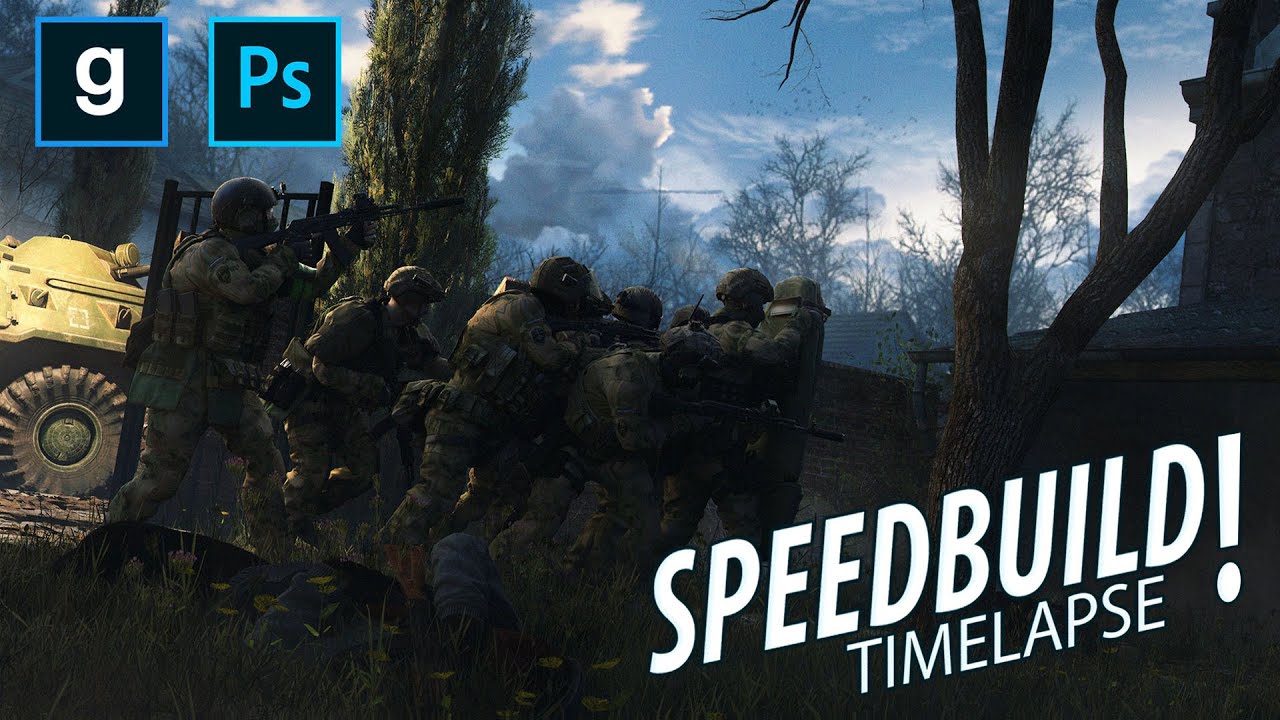 Gmod Speedbuild - SOBR Raid - YouTube