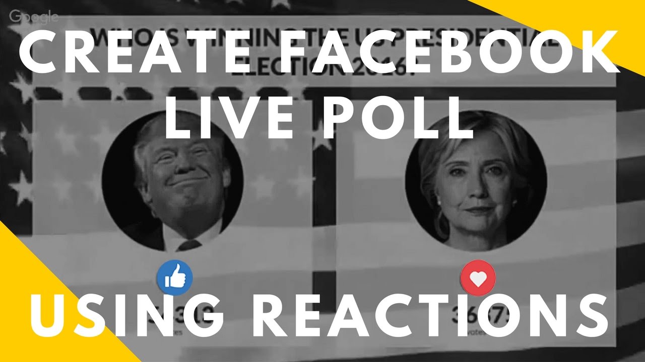 How To Create Facebook Live Poll Using Reactions | Tutorial - YouTube