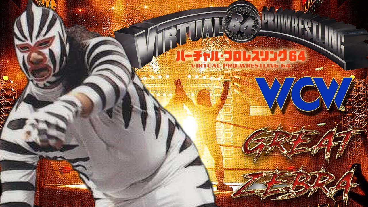 Virtual Pro Wrestling 64 N64 - WCW World Heavyweight Title - Great ...