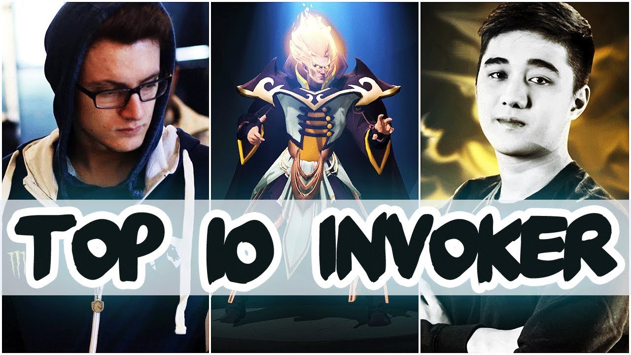 TOP 10 BEST INVOKER PLAYERS IN DOTA 2 - YouTube