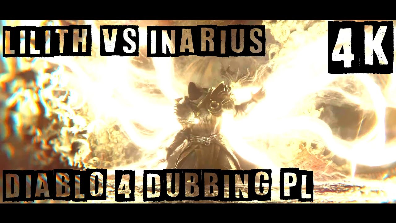 😈DIABLO 4😈 Inarius vs Lilith Cinematic Full Battle Dubbing PL 4K - YouTube