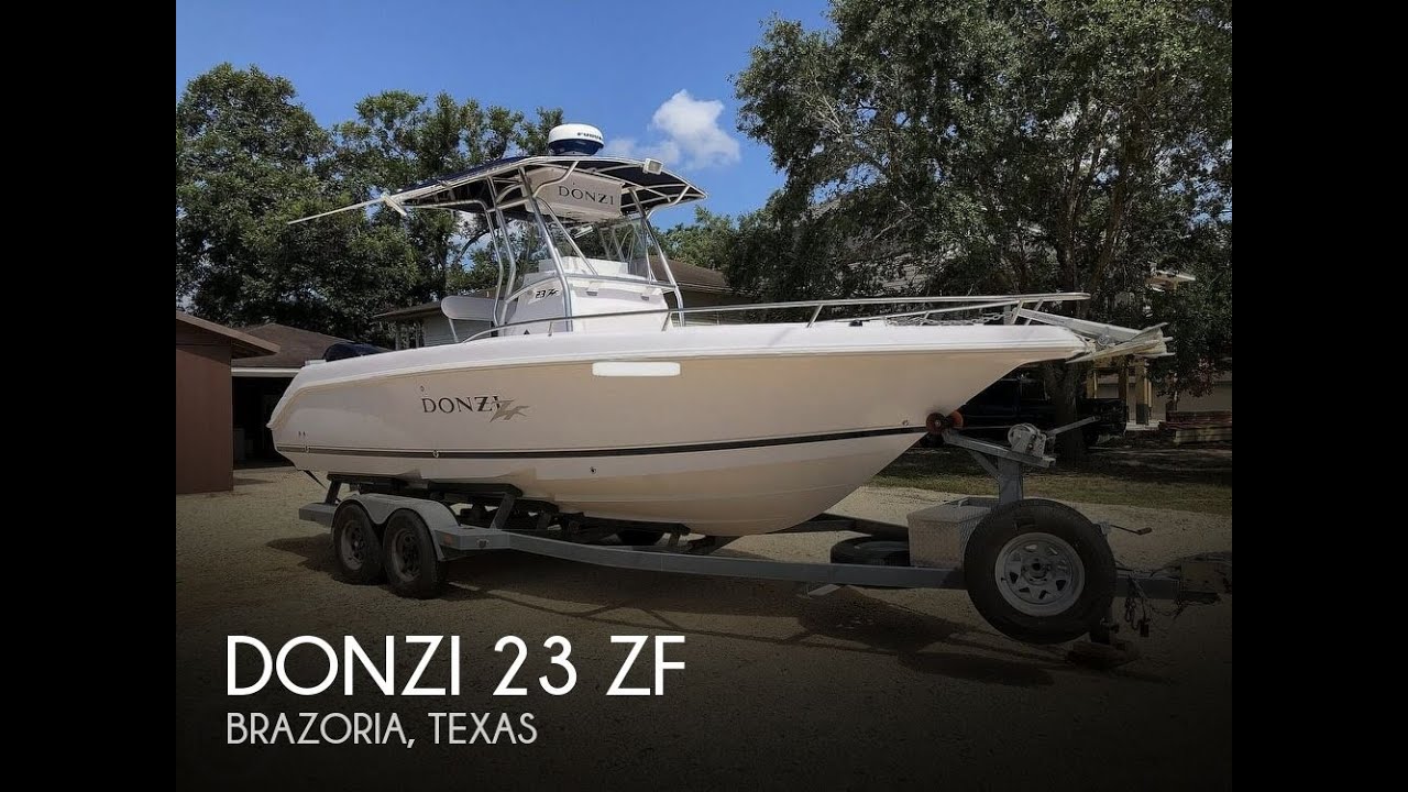 [SOLD] Used 2004 Donzi 23 ZF in Brazoria, Texas - YouTube