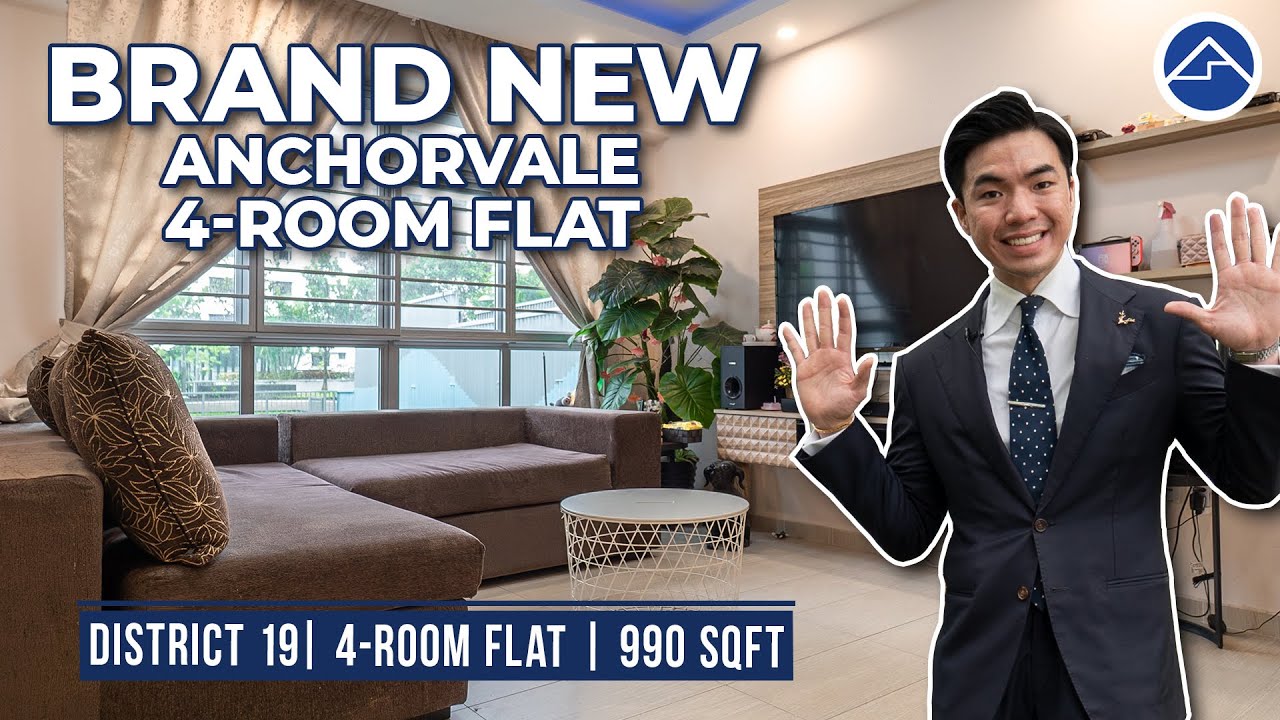 (SOLD!) Unblock View Rooftop Garden 4-room Flat HDB in Anchorvale Field ...