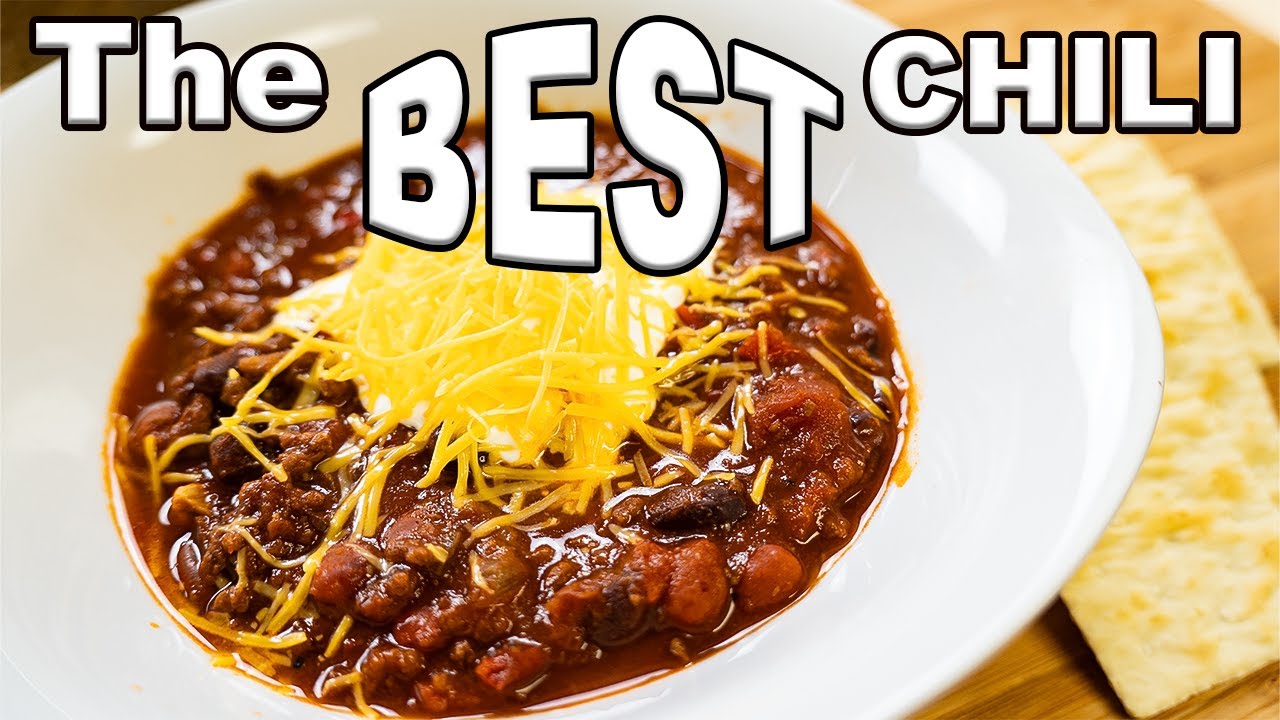 How to make the Perfect Bowl of Chili: Secret Revealed! - YouTube