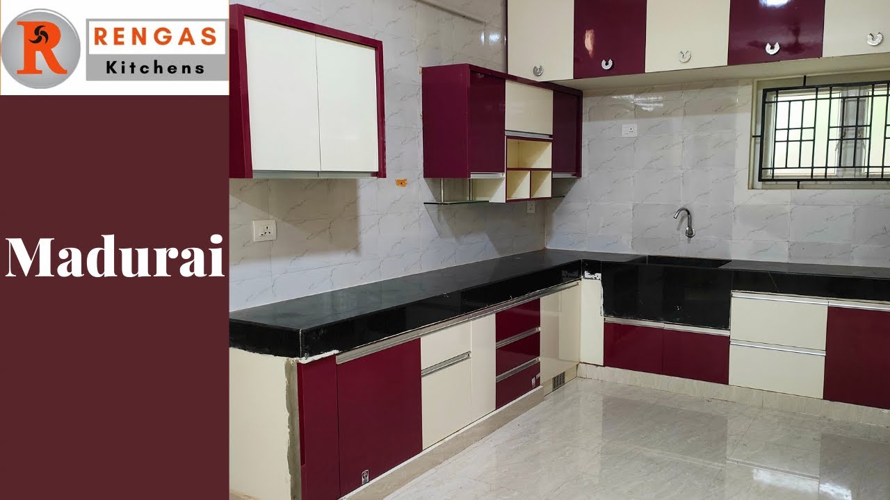 Modular kitchen in Madurai/Latest modular kitchen design - YouTube