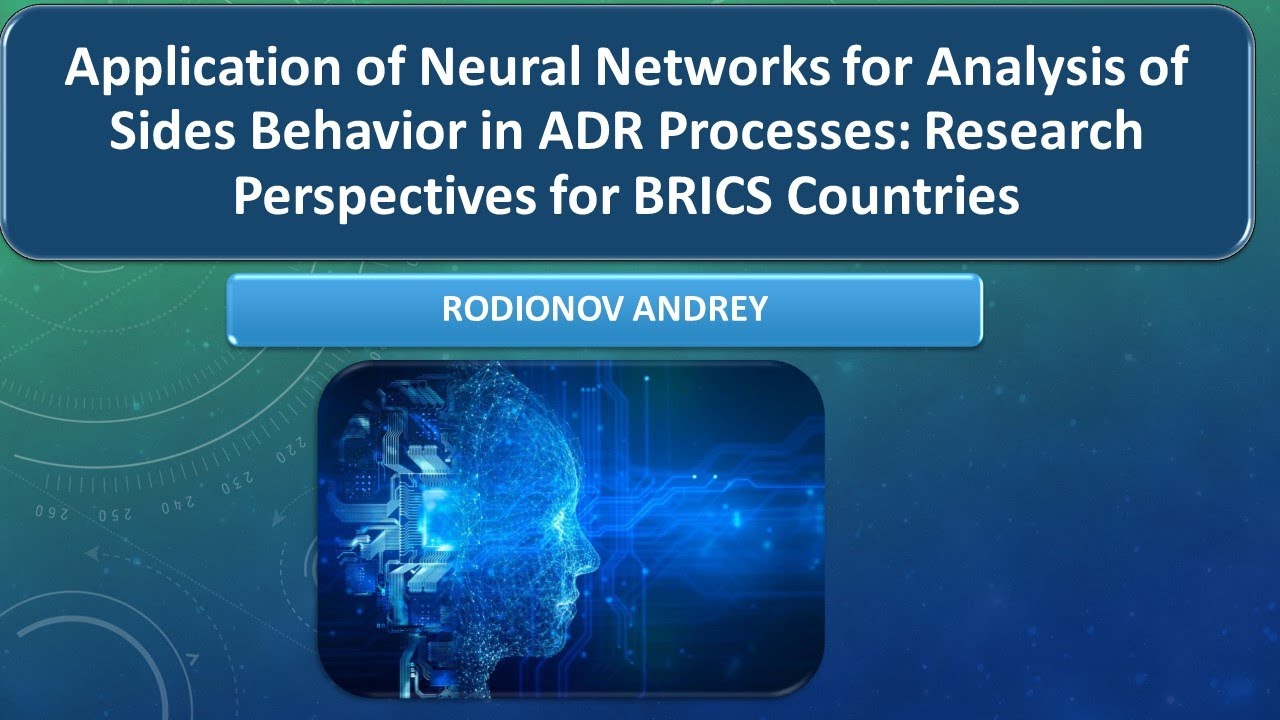 Application of Neural Networks for Analysis of Sides Behavior in ADR ...