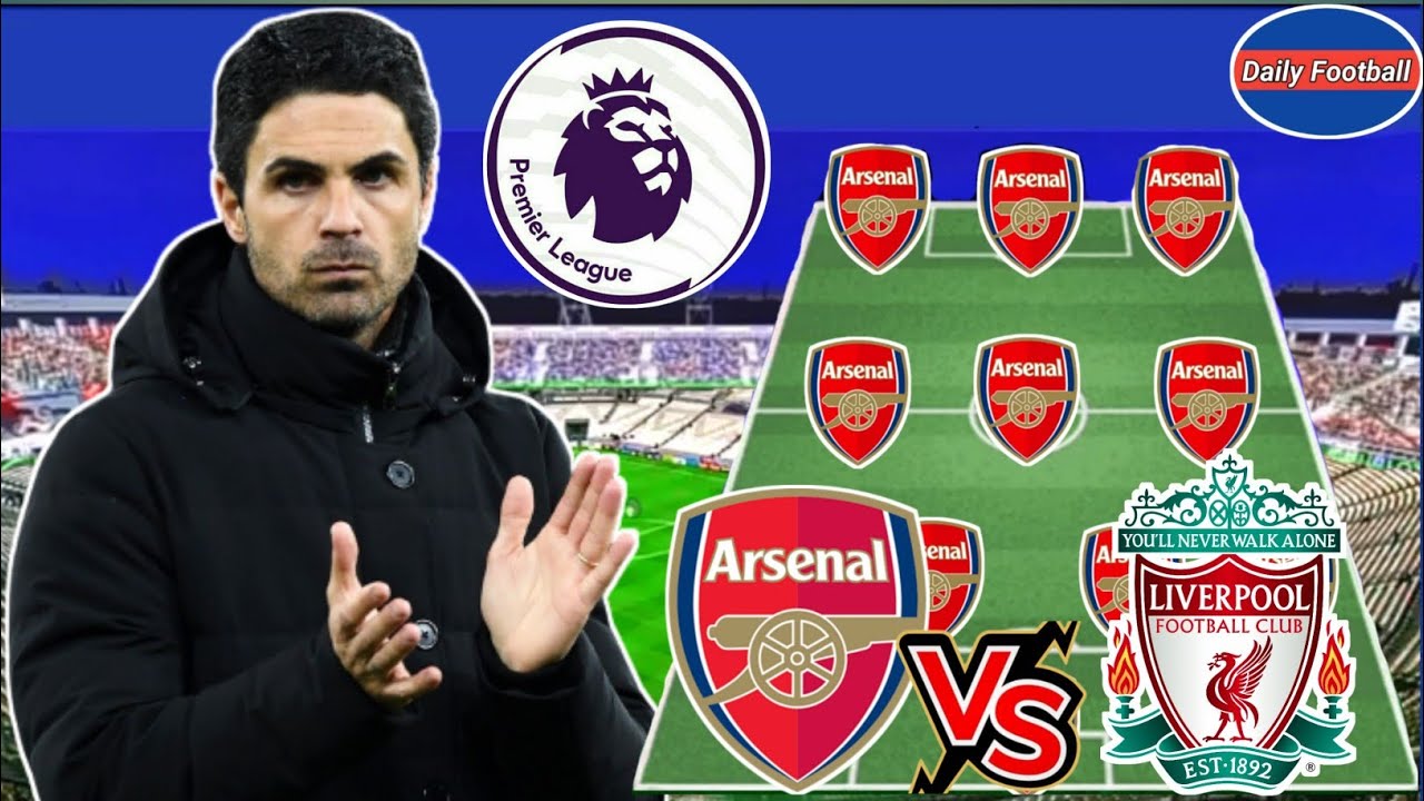 Arsenal Vs Liverpool 🔥 Arsenal Predicted Lineup 💪 Arsenal Vs Liverpool ...