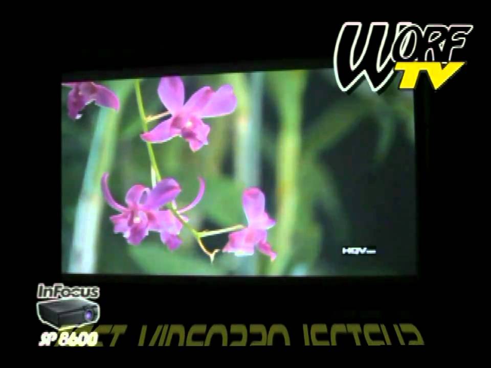 INFOCUS SP 8600 WORF-TV - YouTube