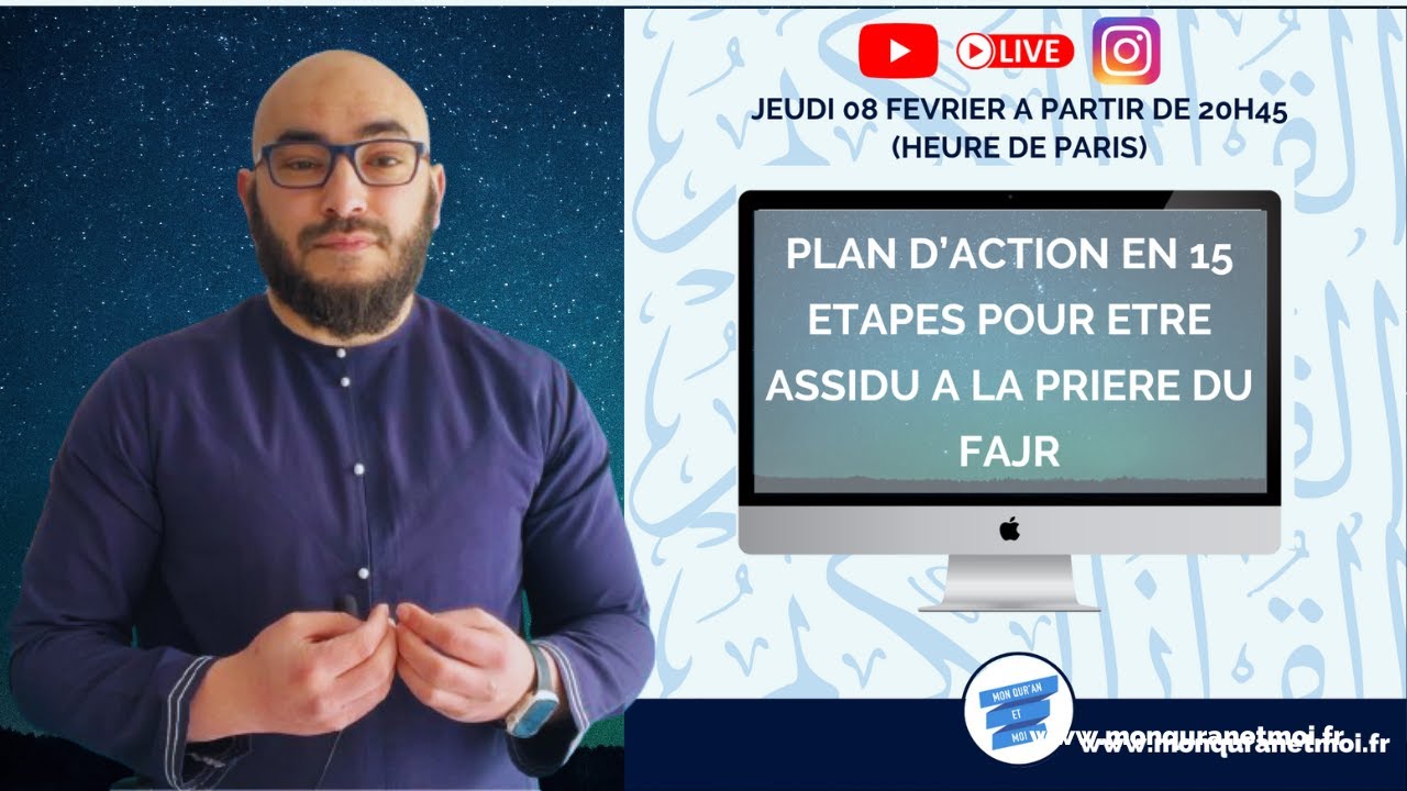 MASTERCLASS : PLAN D'ACTION EN 15 ETAPES POUR ACCOMPLIR LA PRIERE DU FJR A L'HEURE IN SHA ALLAH ...