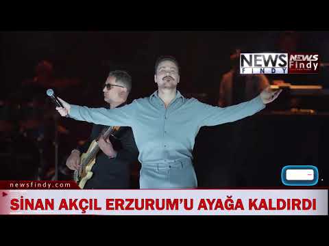 Sevilen Şarkılarıyla Erzurum’u Salladı Sinan Akçıl’dan Unutulmaz Sahne Performansı! #sinanakçıl