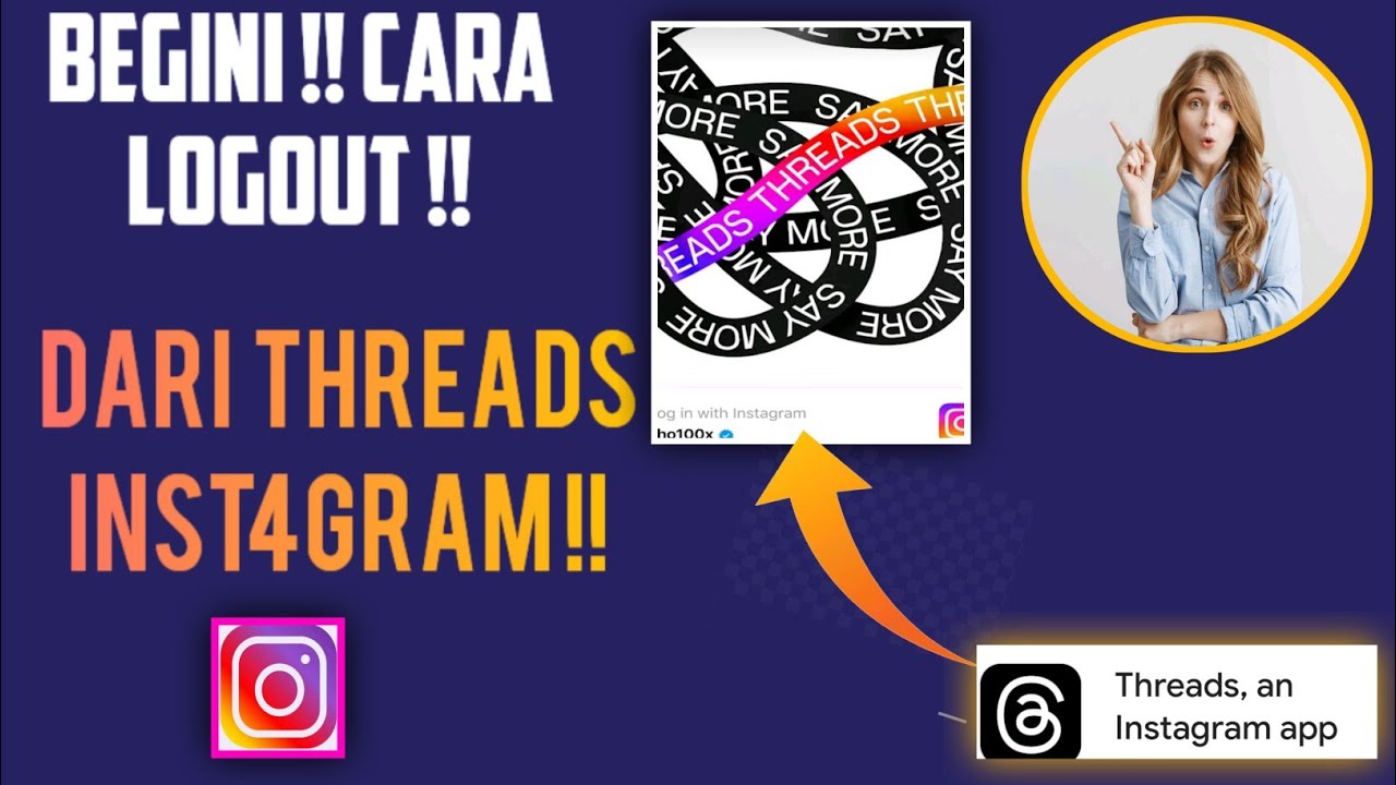 Cara Keluar Dari Fitur Threads Instagram - YouTube