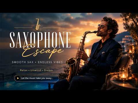 Smooth Saxophone Escape 🎷Romantic Instrumental Music for Relaxation, Love & Late Nights
