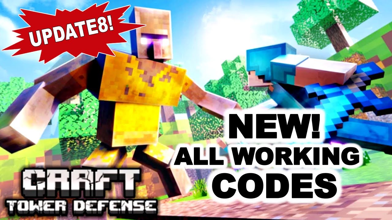 *NEW* ALL WORKING CRAFT TOWER DEFENSE UPDATE 8 CODES - ROBLOX CRAFT TD ...