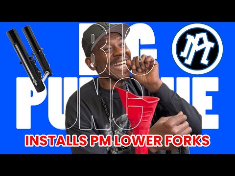 BIG PUNCHIE Installs Performance Machine Lower Fork Legs For Harley Davidson Bagger