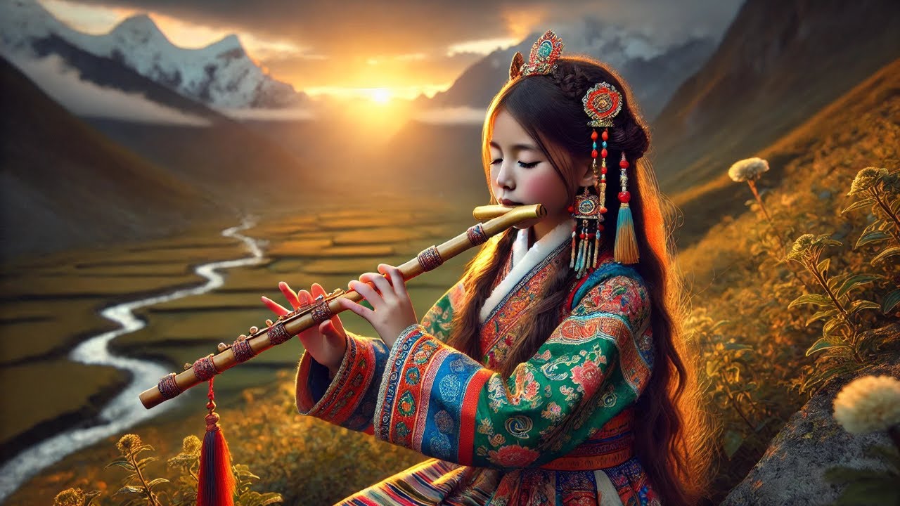 🎵 Tibetan Flute: The Secret to Stress Relief 🌌 - YouTube