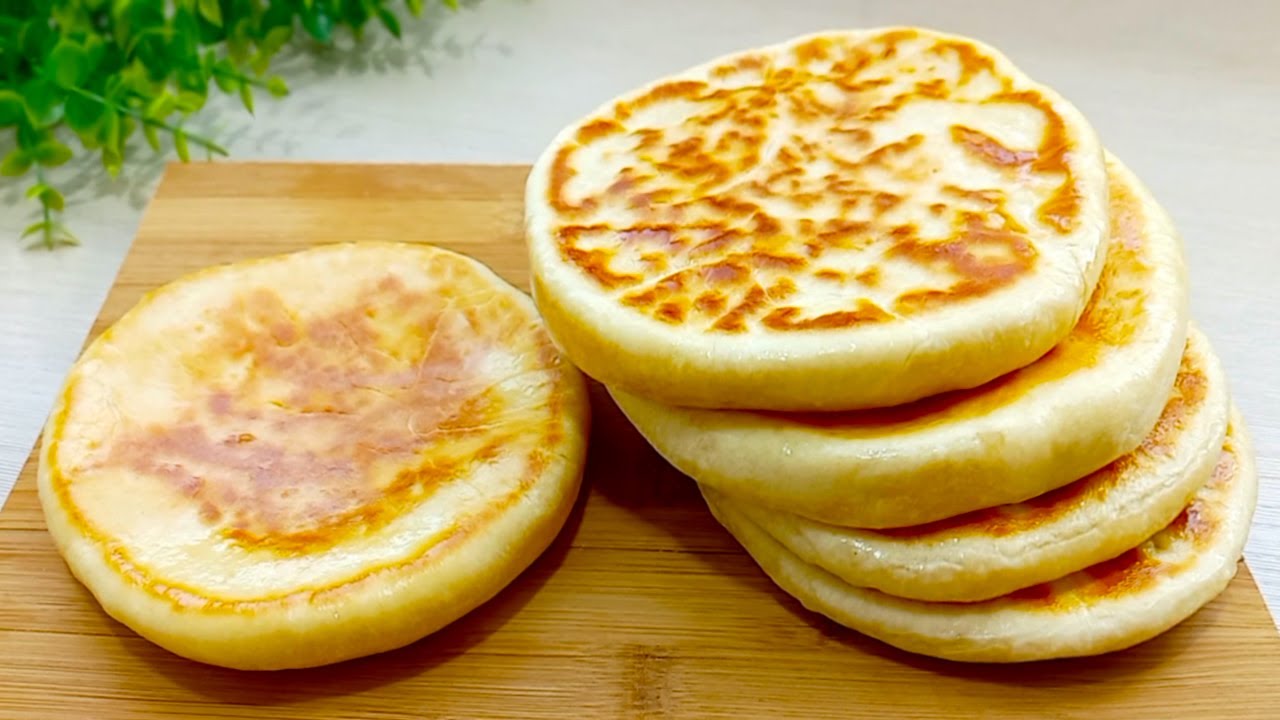Cheese pita! Recipe for cakes in a pan! Without yeast! - YouTube