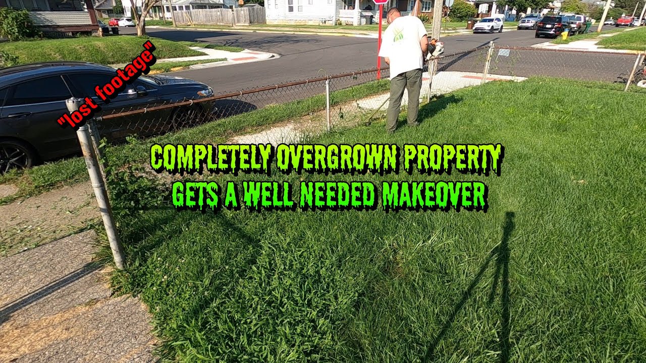 Completely Overgrown Property Gets A Well Needed Makeover "lost footage ...