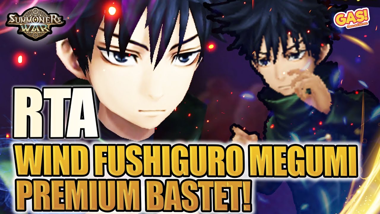 [RTA] WIND MEGUMI! THIS IS BETTER THEN BASTET! Summoners War Sky Arena X Jujutsu Kaisen - YouTube