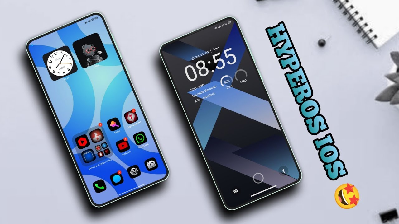 INI MANTUL !! Rekomendasi Tema Xiaomi HyperOs Tembus Aplikasi Dark Mode ...