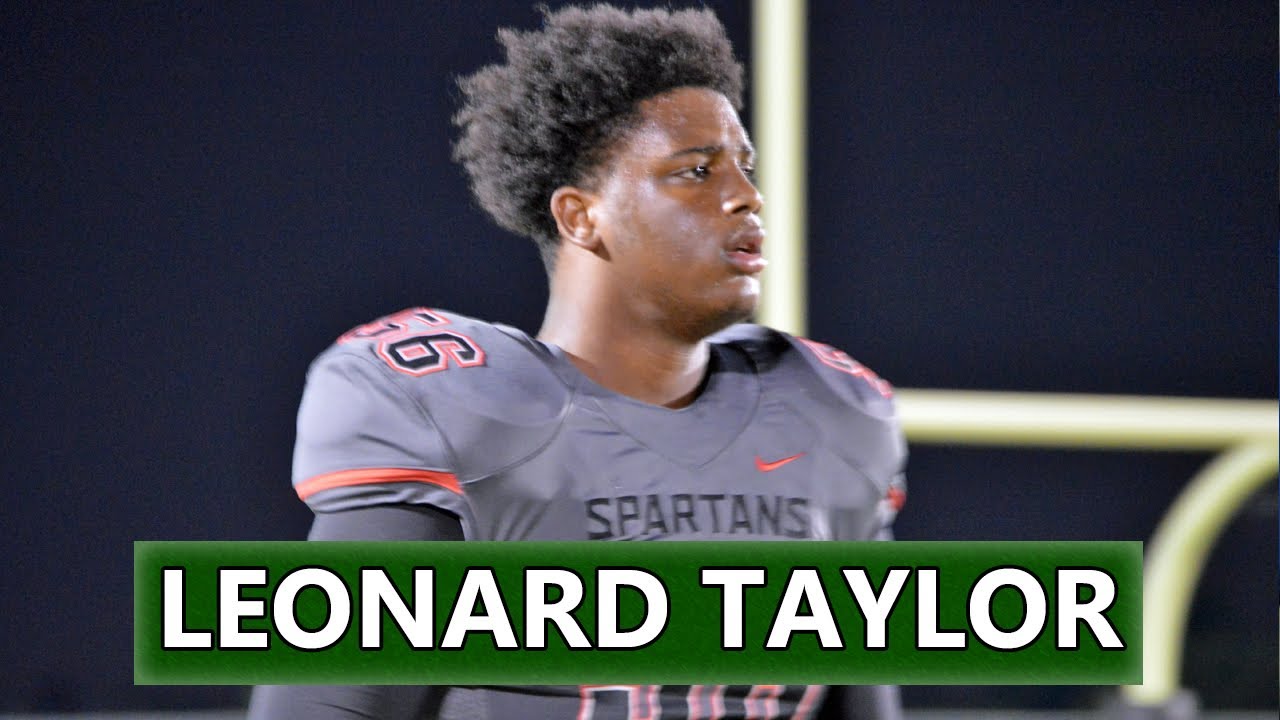 Southridge 2021 DT Leonard Taylor a Top Prospect - YouTube