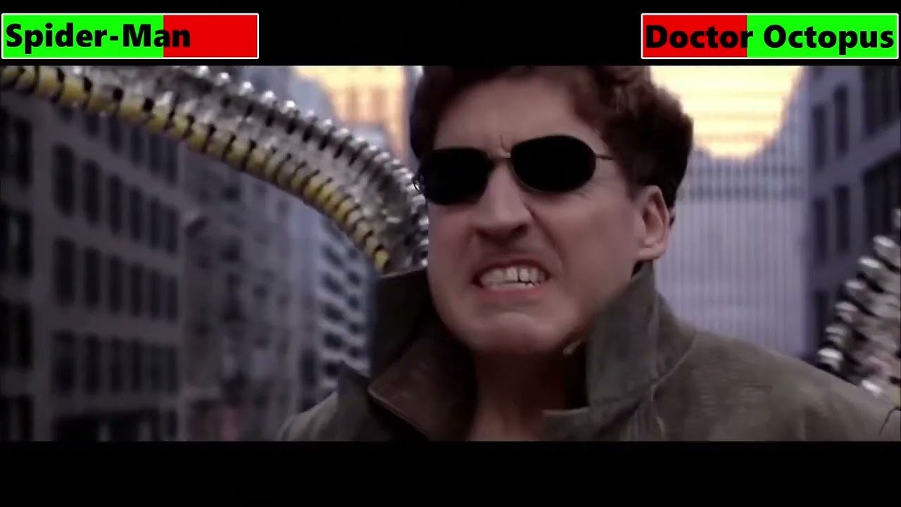 Spider-Man vs. Dr. Octopus (Train Fight) with healthbars - YouTube