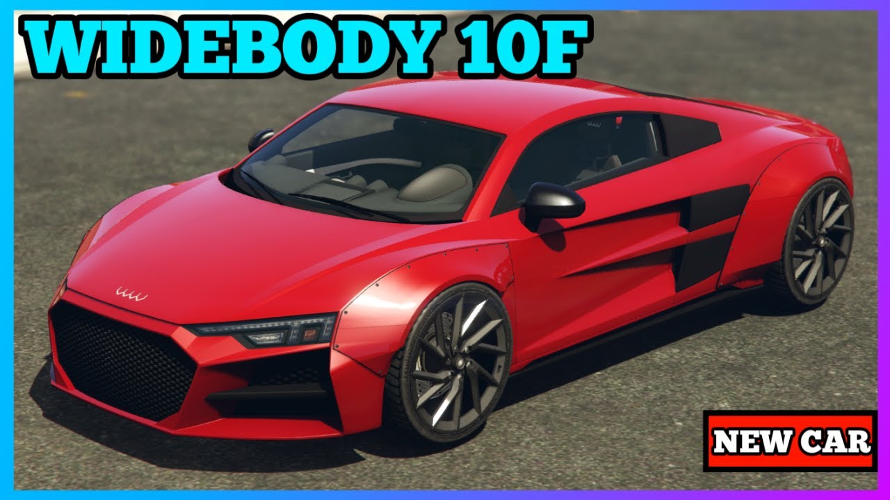 **NEW CAR** FINALLY The WIDEBODY 10F (Audi R8) GTA Online Criminal ...
