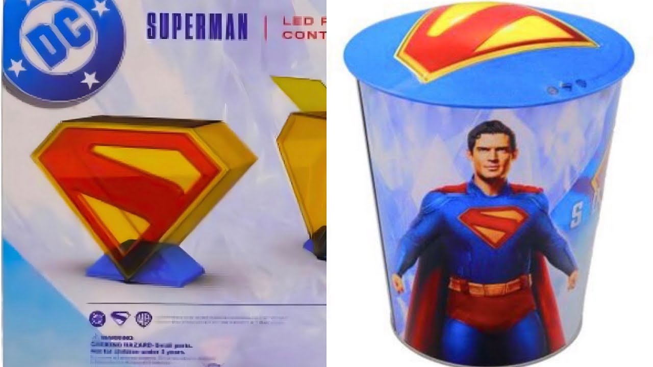 New Superman Movie Popcorn Buckets revealed - YouTube