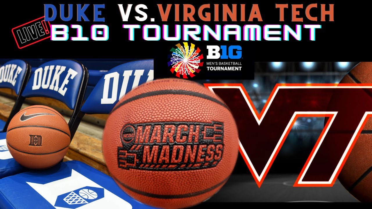 Duke Blue Devils vs. Virginia Tech Hokies ACC Men's Basketball ...