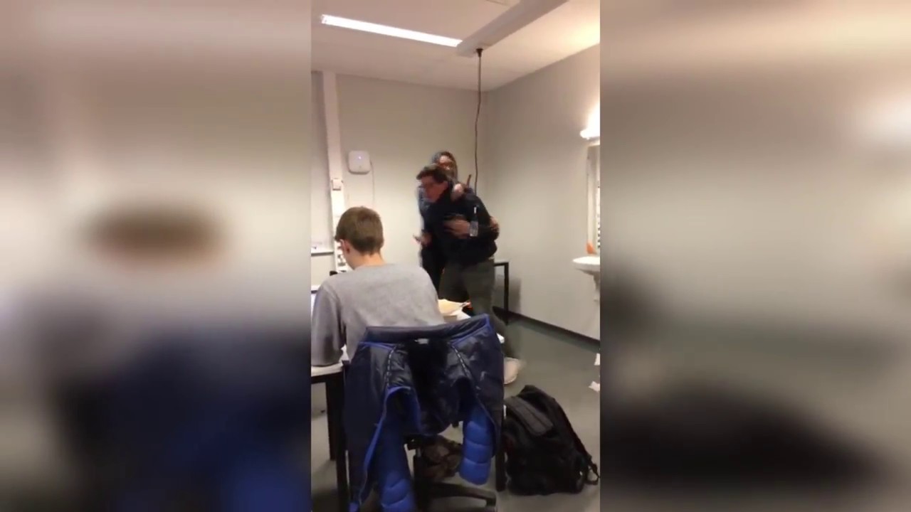 Omae Wa Mou Shindeiru. Nani?! (Fight Caught On Tape) - YouTube
