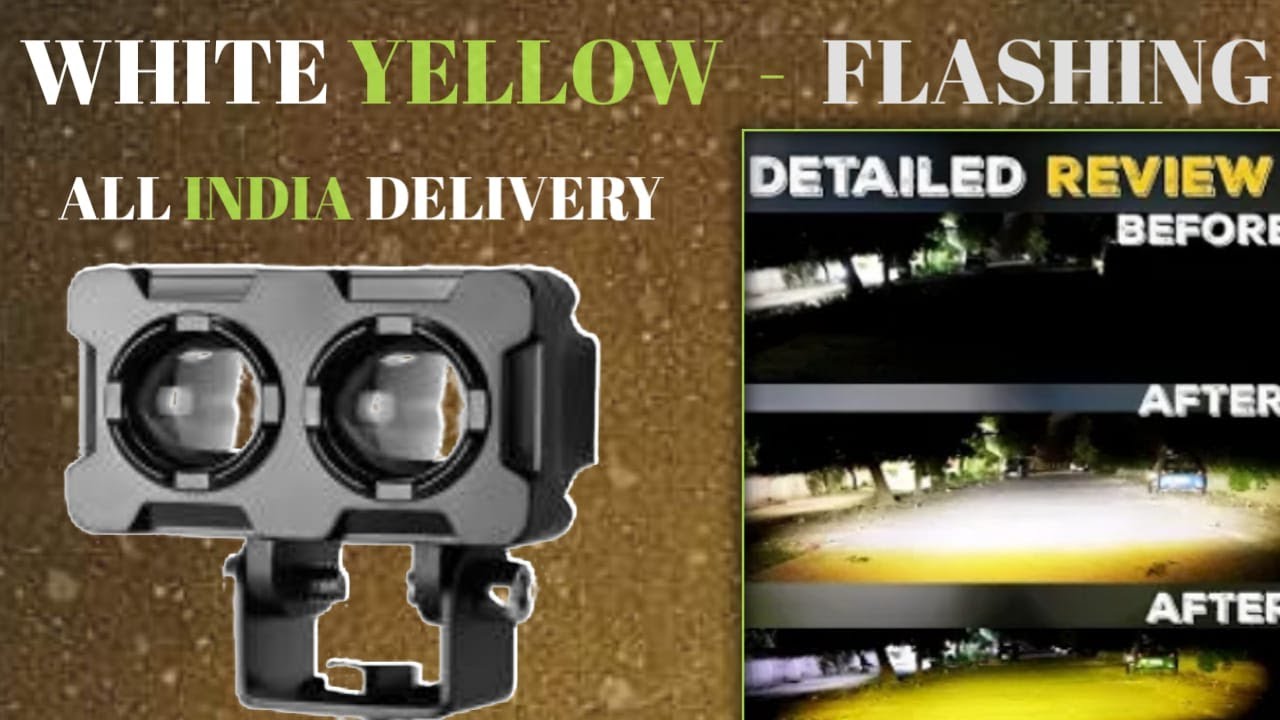 Two lens fog light -- Flashing option | Fog lights | Double lens fog ...