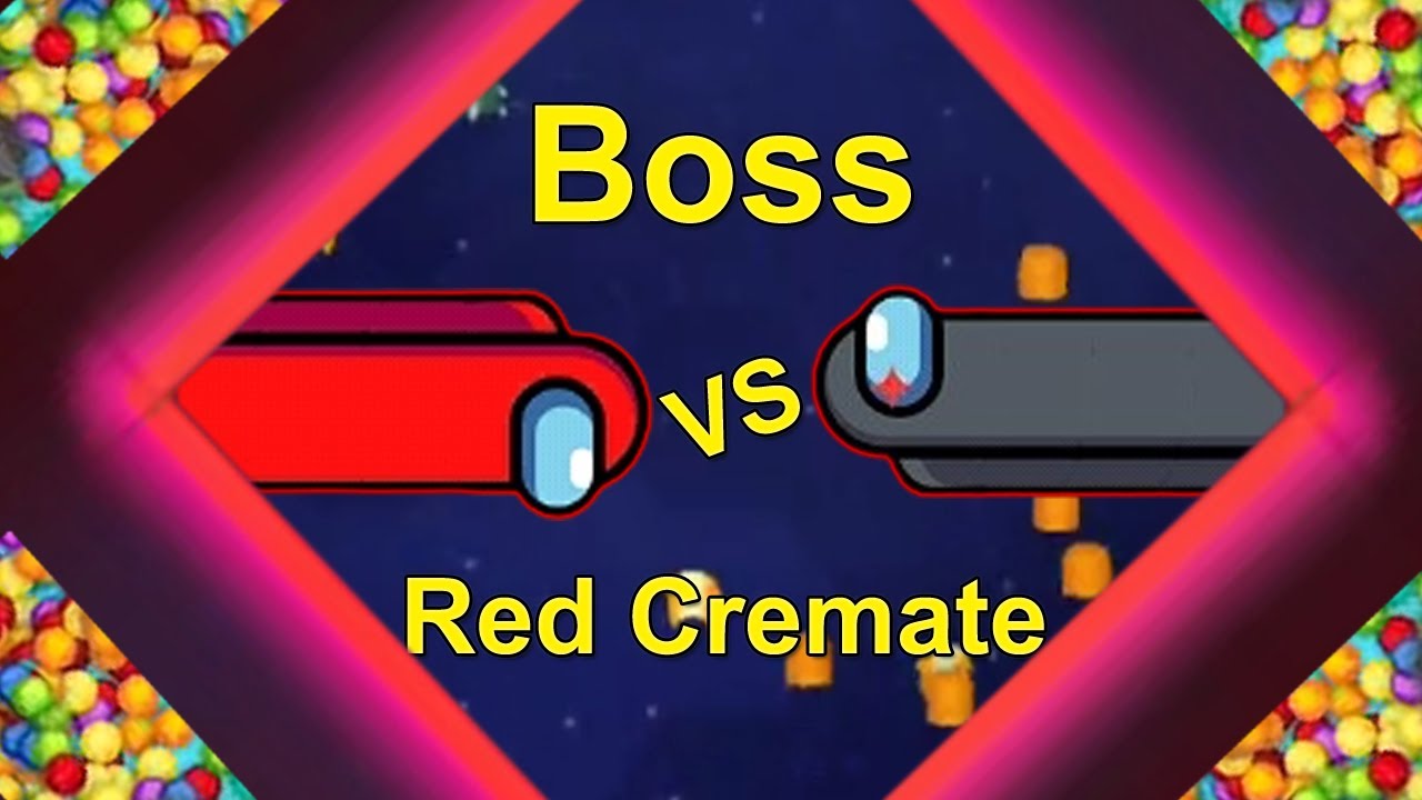 New BOSS THE IMPOSTOR VS Red Crewmate Fights 🐍 Best Epic Snake io ...